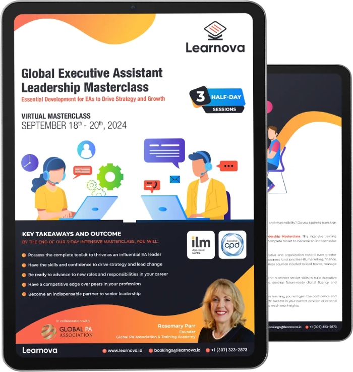 Global Executive Assistant Leadership Masterclass - Learnova